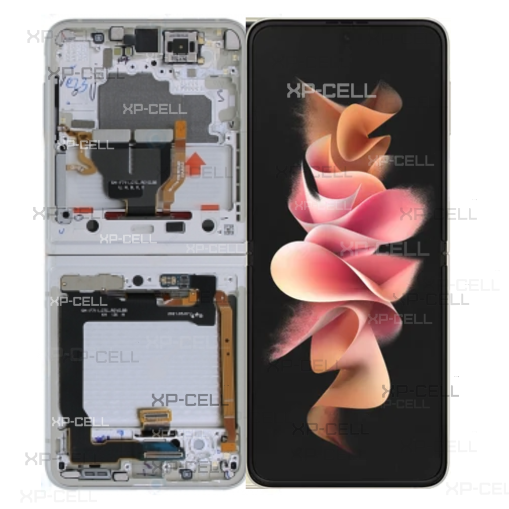 LCD COMPATIBLE SAM Z FLIP 3 5G (BLANCA) – XP Cell